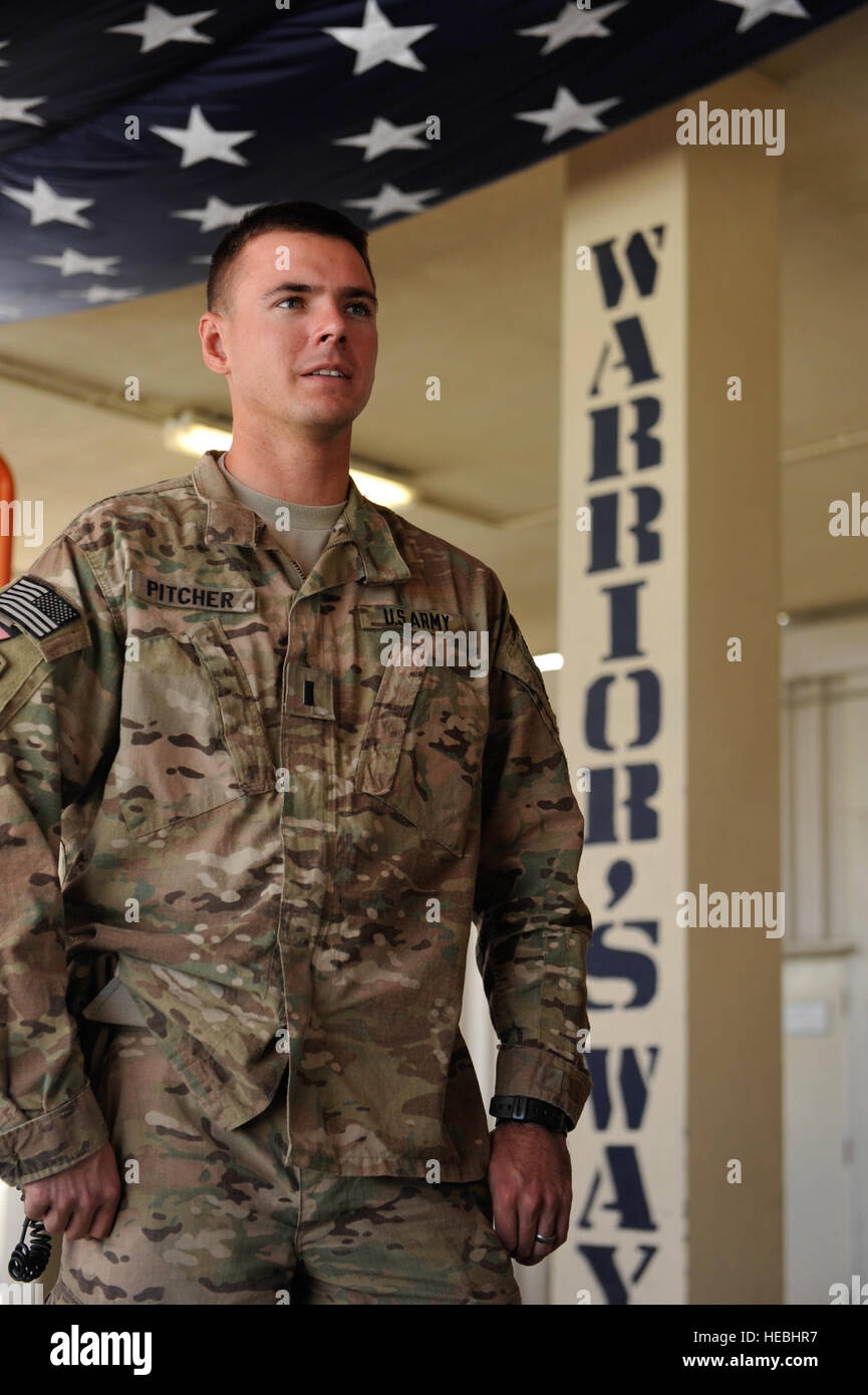 U.S. Army 1st Lt. Joshua Pitcher, a paratrooper in the 82nd Airborne ...