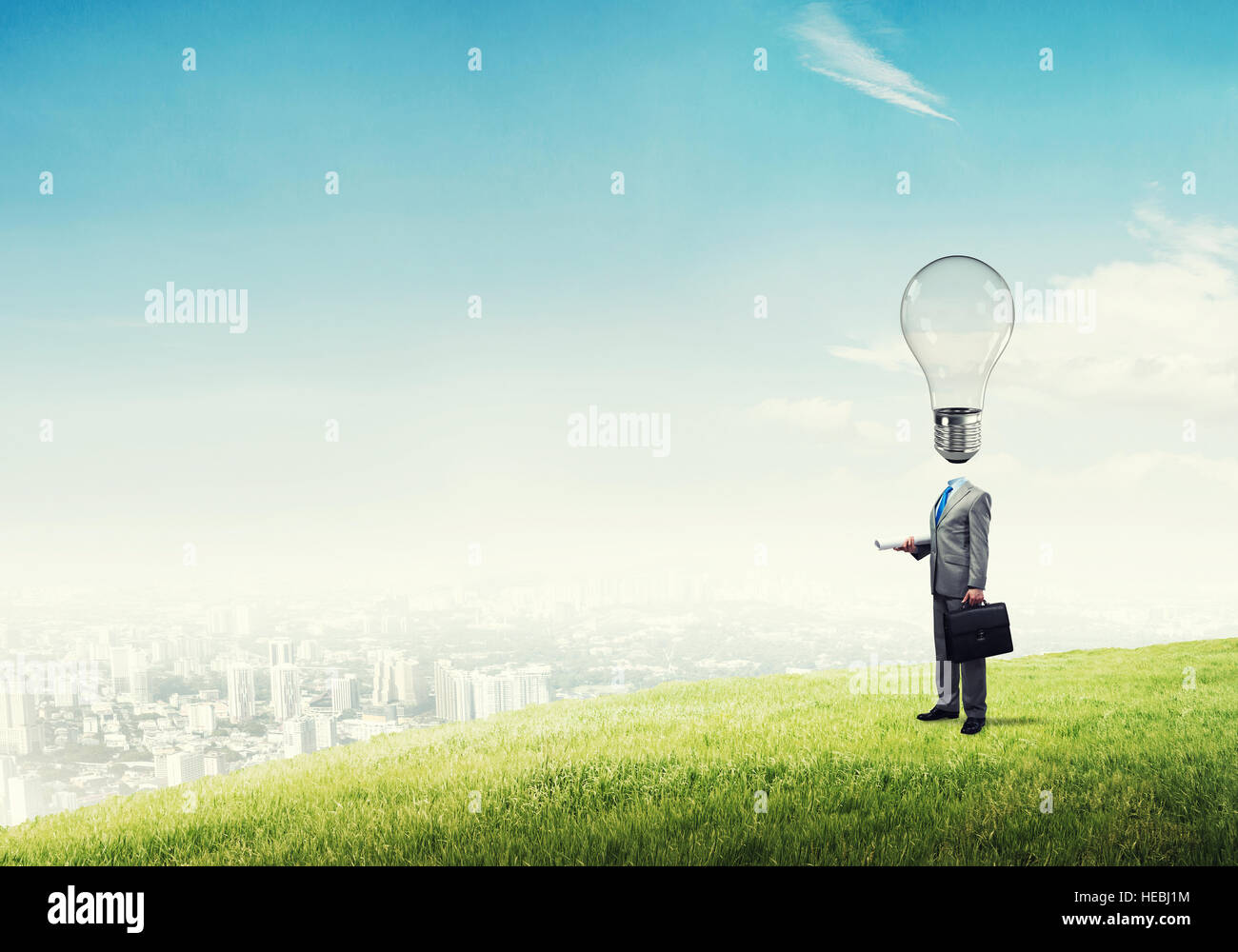 Man of creative ideas Stock Photo - Alamy