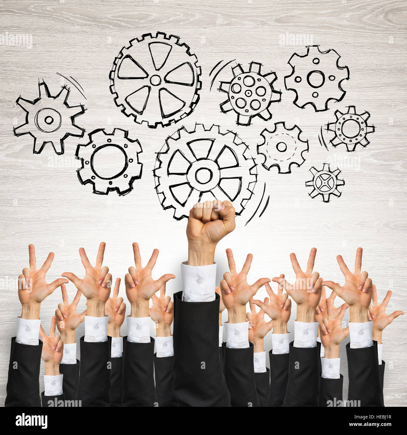 Business and teamwork concept Stock Photo - Alamy