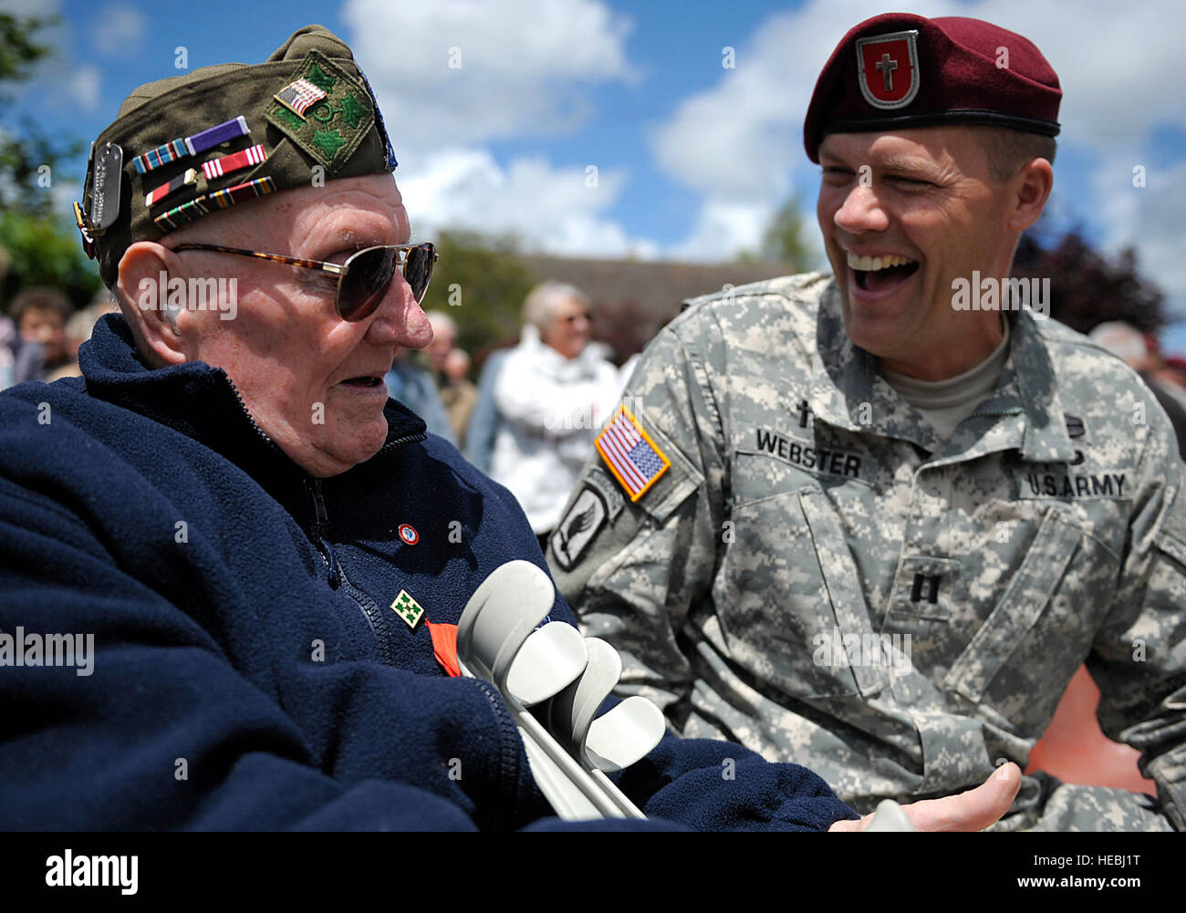 U.S. Army Chaplian, Capt. Jason Webster with the 1st Battalion, 503rd ...