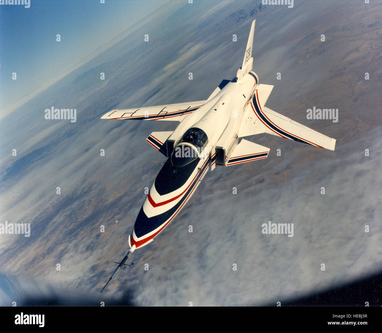 The X-29 in flight Stock Photo - Alamy