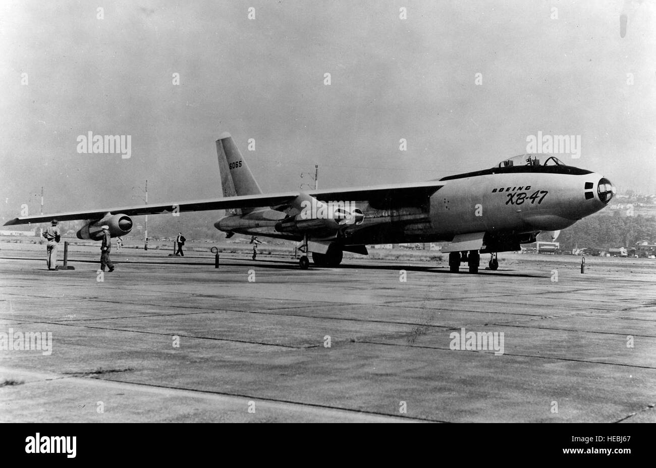 The first Boeing XB-47 built (S/N 46-065), taken on Dec. 1, 1947 ... The first Boeing XB-47 built (S/N 46-065), taken on Dec. 1, 1947 ...