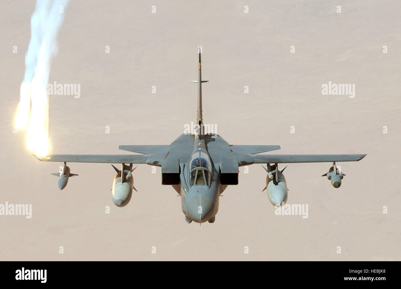 A Royal Air Force GR4 Tornado fighter of No. XV (Reserve) Squadron from ...
