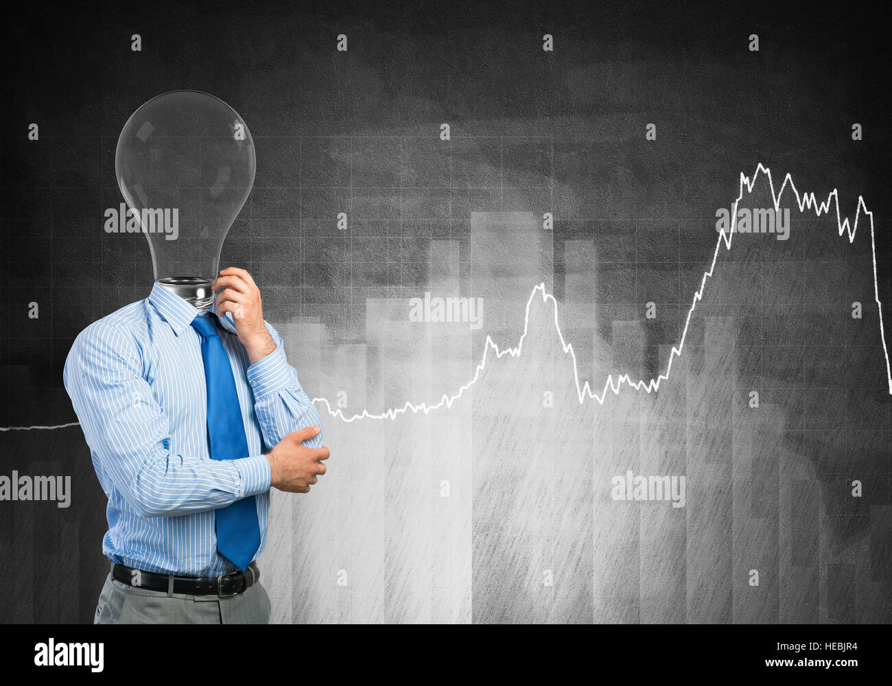 Man thinking over his idea Stock Photo - Alamy