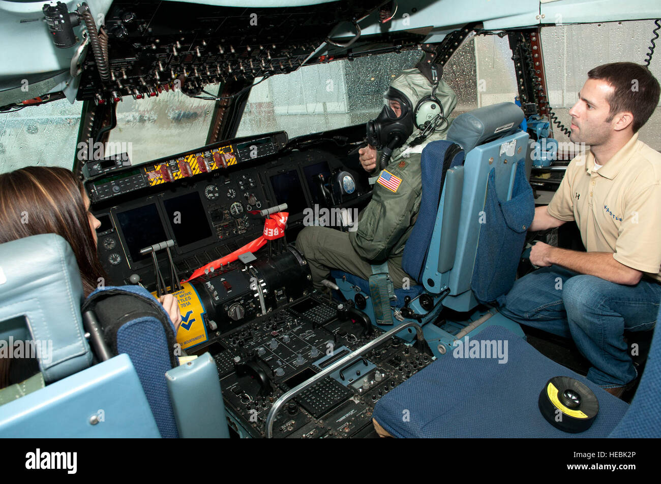 Erin Kennedy, left, and Steve Leadore, right, both Joint Service ...