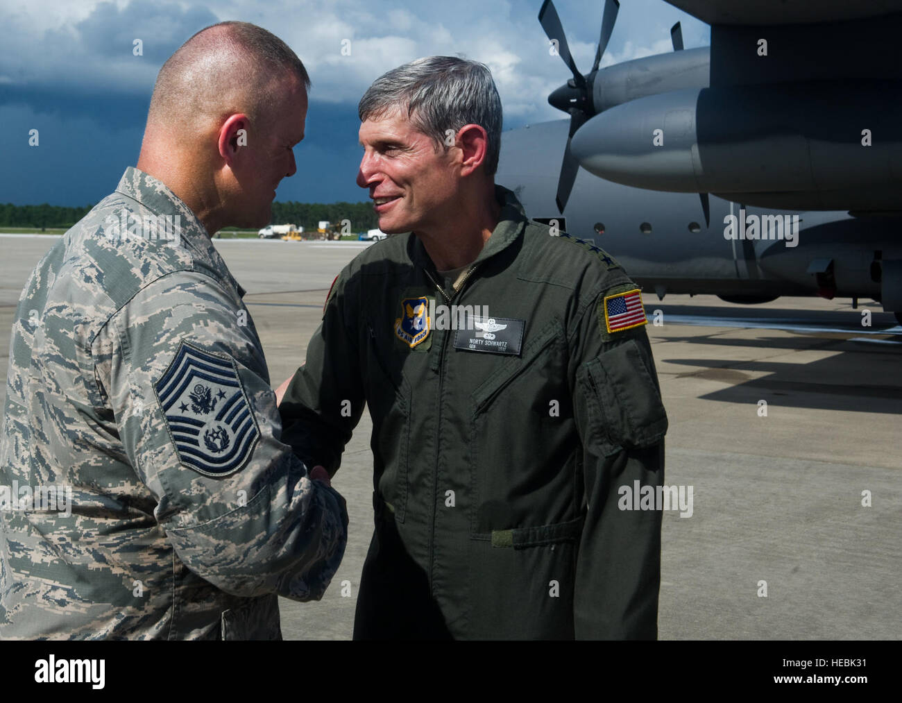 Air Force Chief of Staff completes final flight on MC-130E Combat Talon ...