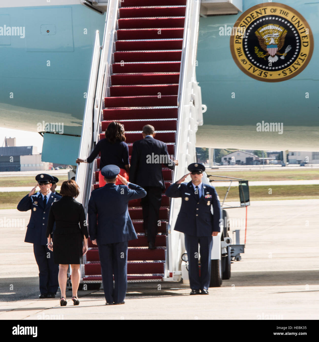 Airlift Wing personnel and leadership oversee the departure of Air ...
