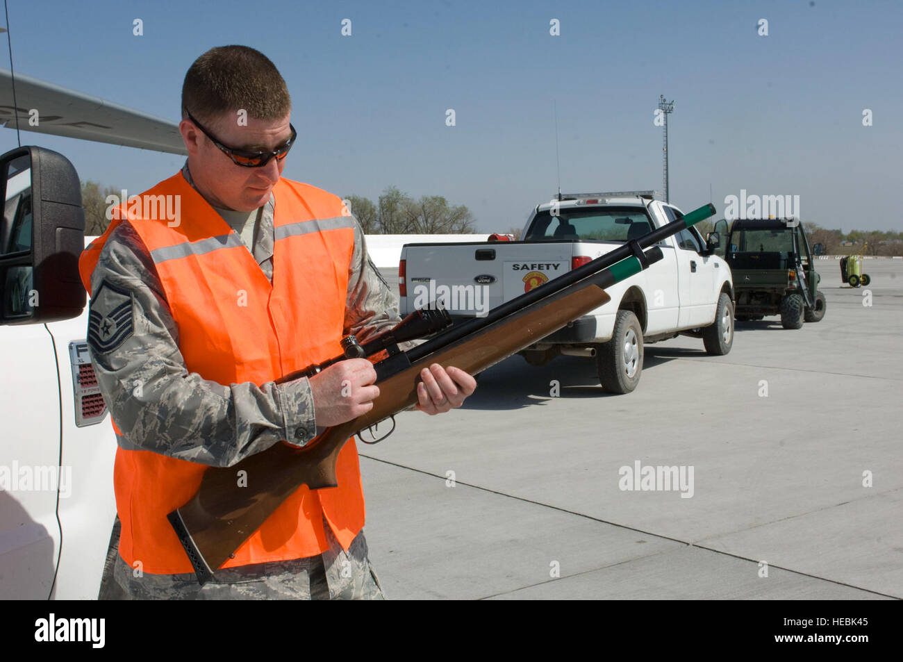 Master Sgt. Ryan Witmer, 376th Air Expeditionary Wing flight safety NCO ...