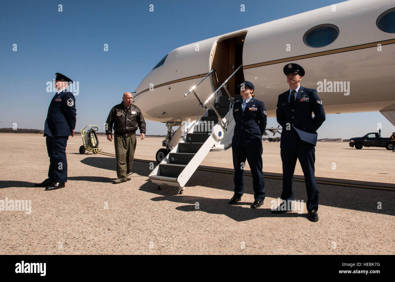 Master Sgt. Christopher Osborne, 89th Airlift Wing Flightline Protocol ...