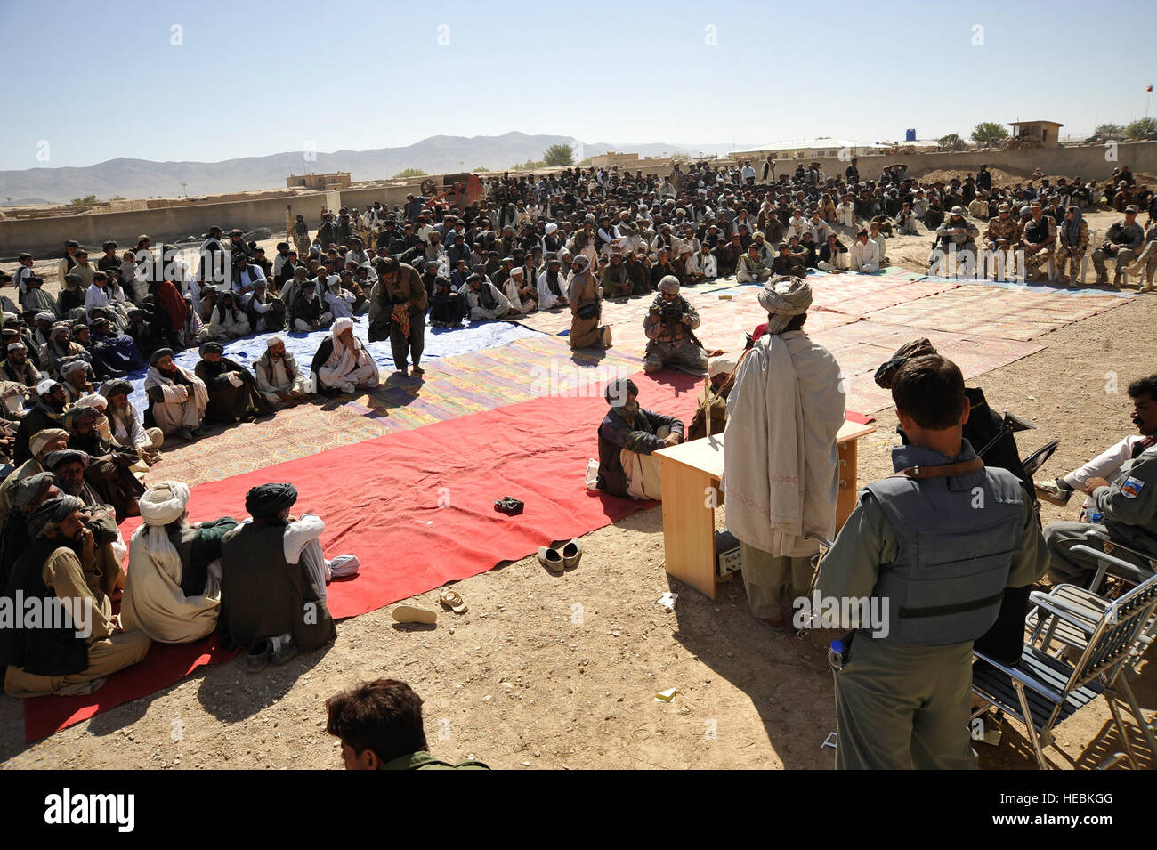In Shajoy, U.S. military members, civilian agencies, Afghan officials ...