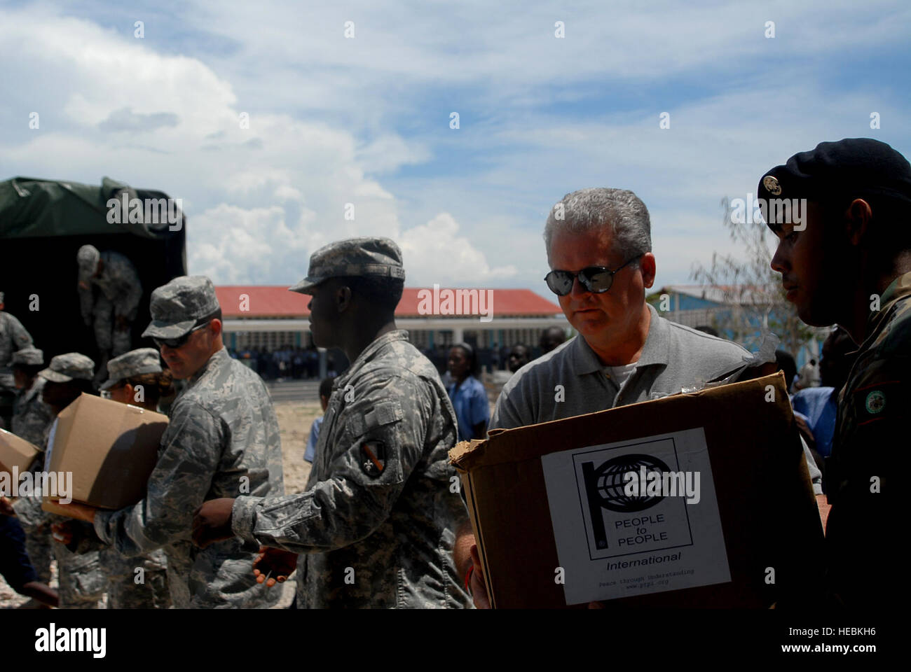 (From left) Task Force Bon Voizen soldiers; Mark Stansberry, People to ...