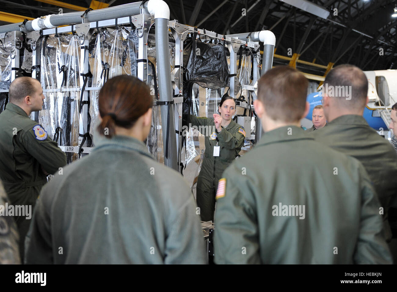 Capt. Michelle Pierson, Air Mobility Command flight nurse evaluator ...