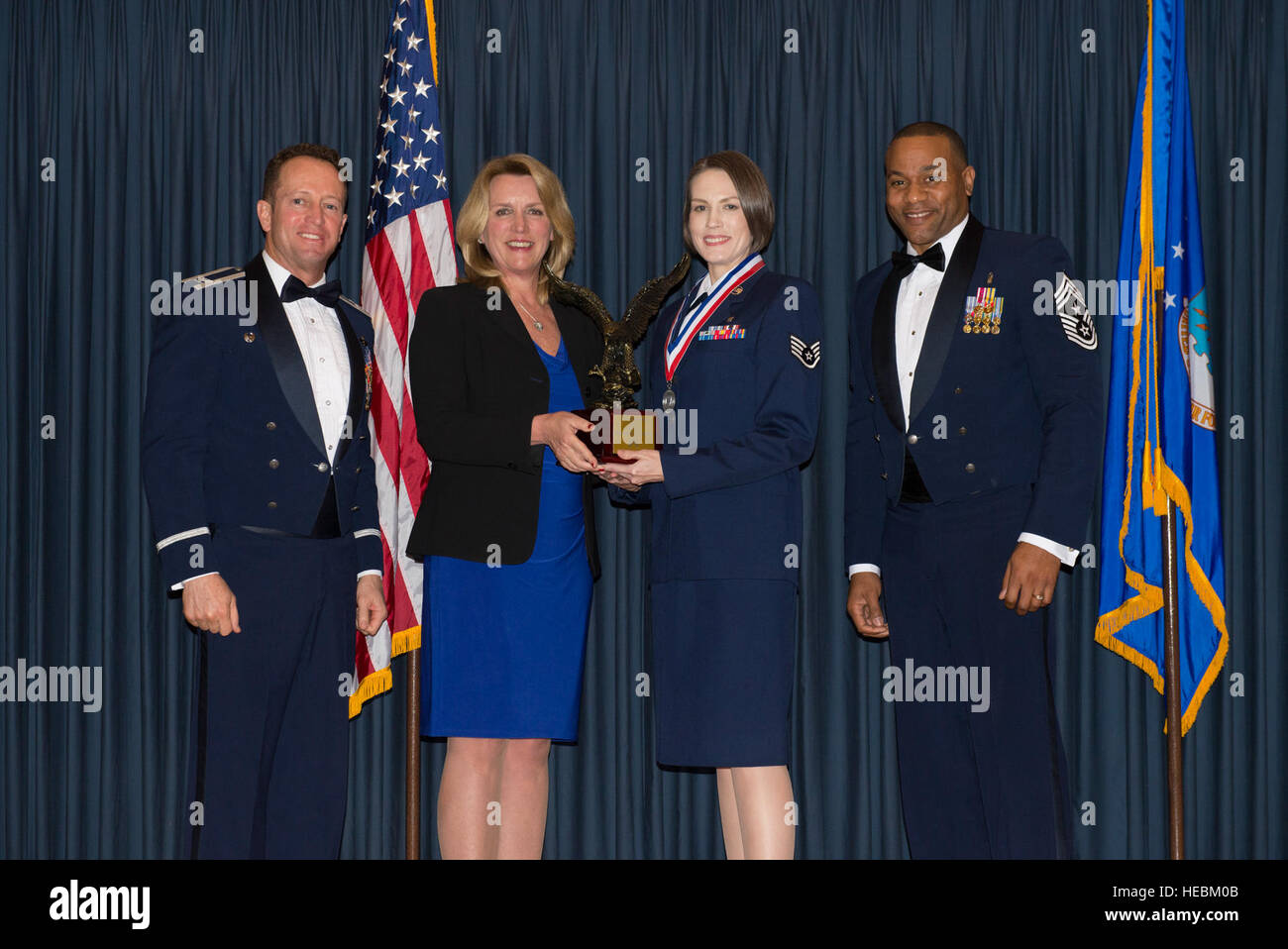 (From the left) Col. David Iverson, 366th Fighter Wing commander ...