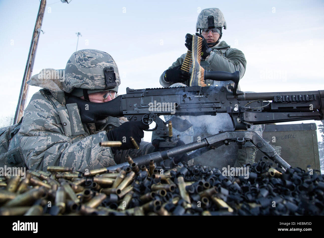U.S. Air Force Senior Airman Kevin Kelly, left, and Airman 1st Class ...