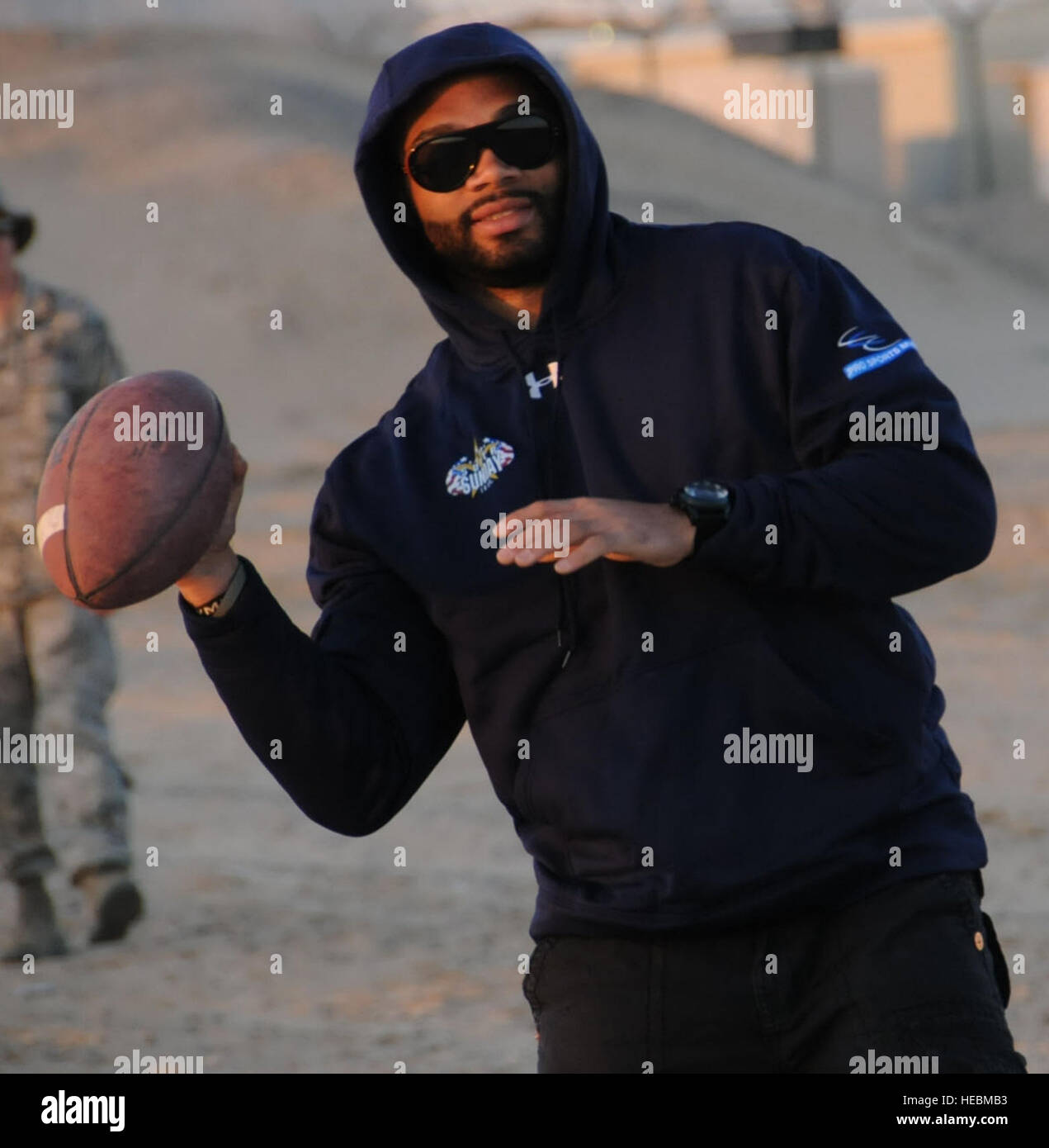 Seneca Wallace, quarterback for the Cleveland Browns, throws a football ...