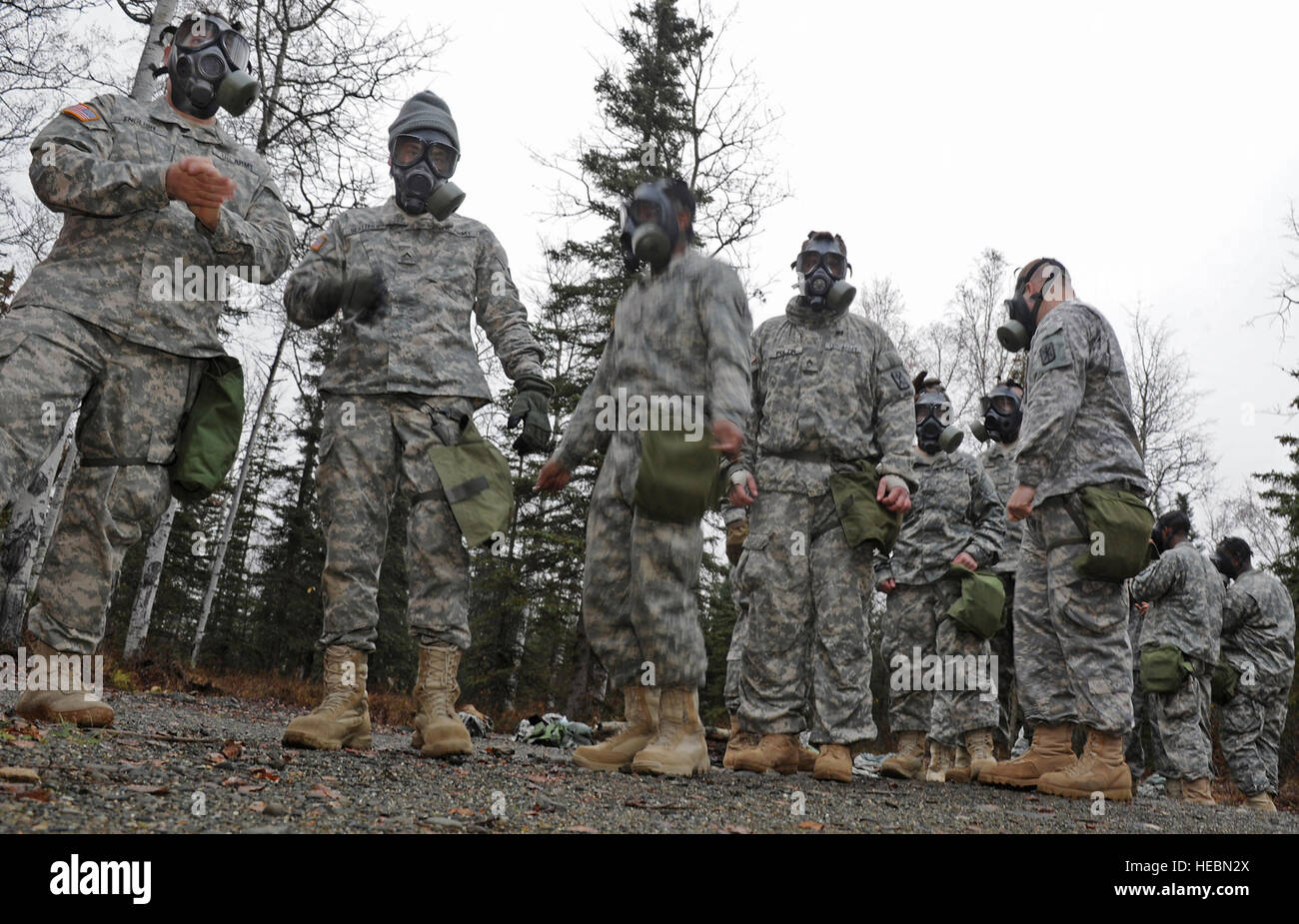 A soldier assigned to Headquarters and Headquarters Detachment, 59th ...