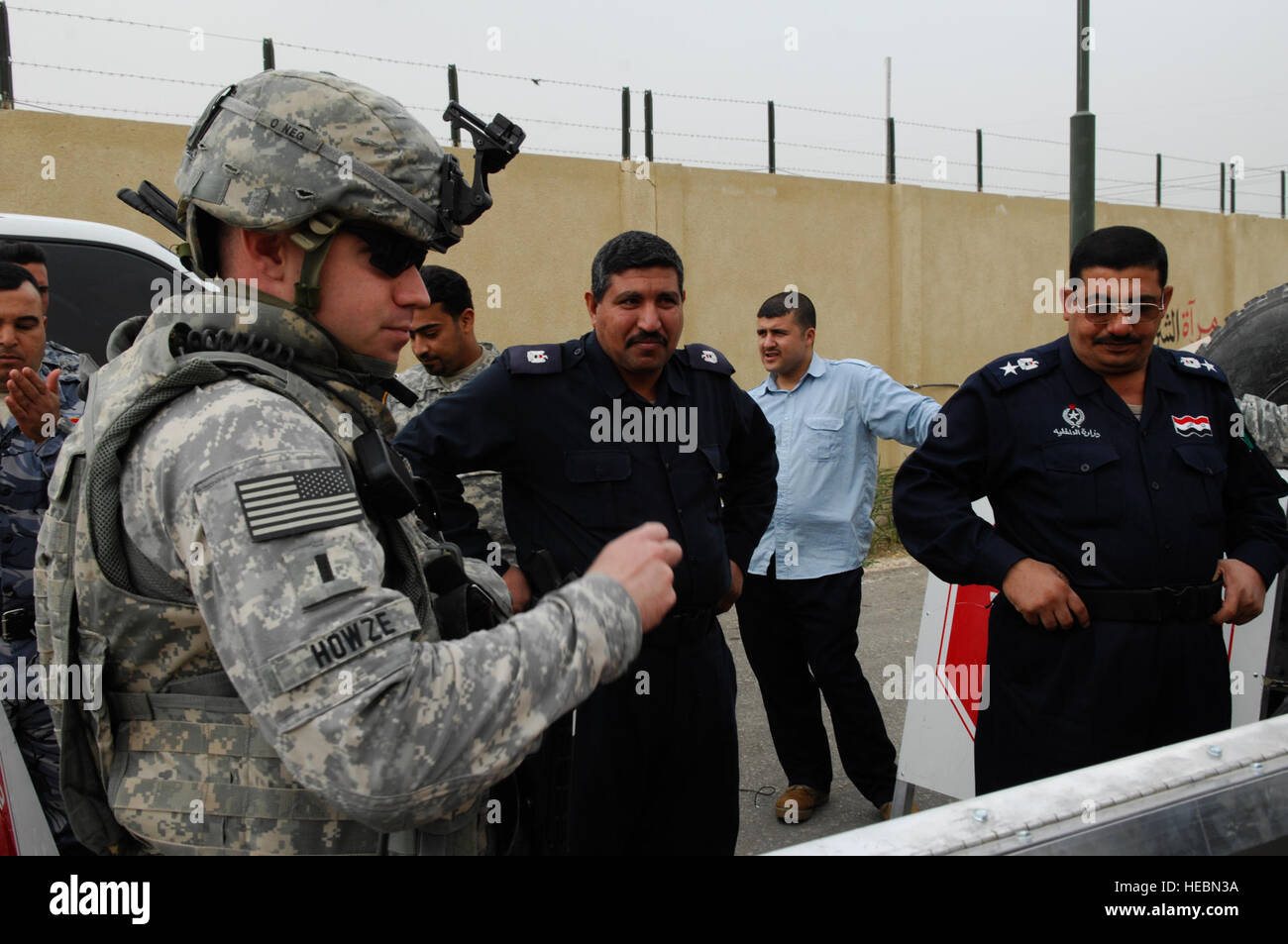 U.S. Army 1st Lt. Sean Howze, Alpha Battery, 3rd Battalion, 16th Field ...