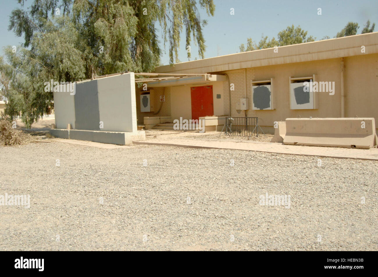 This building formerly housed the first USO in Iraq which opened, Feb ...