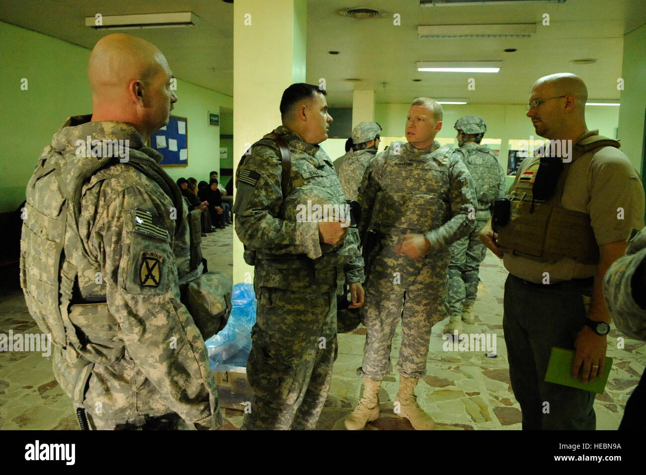 A U.S. Army medical team from Forward Operating Base Delta arrives at ...