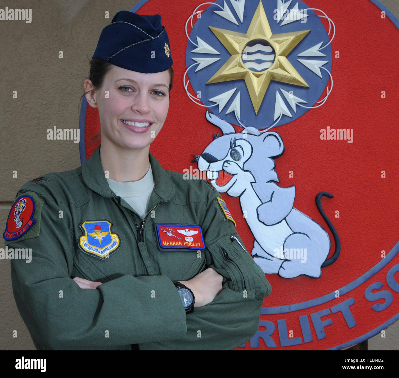 Maj. Meghan Fridley, 58th Airlift Squadron C-17 Globemaster III ...