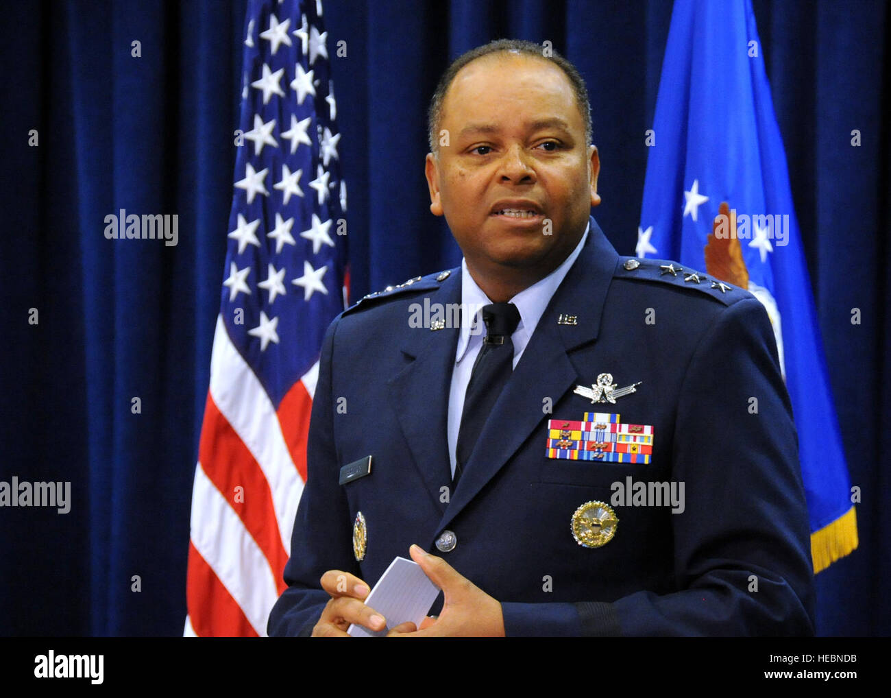 Lt Gen Samuel Greaves, commander of the Space and Missile Systems ...