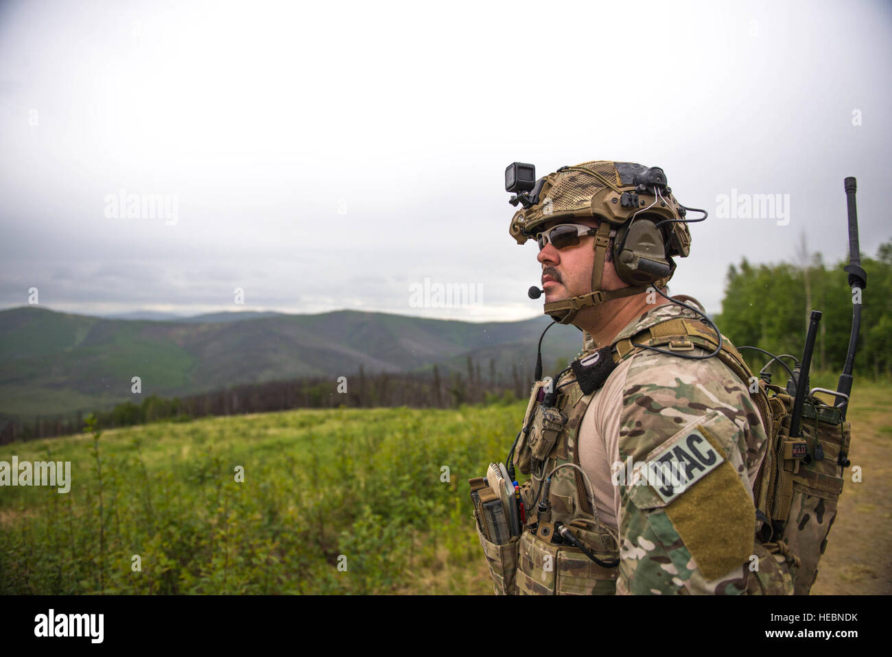 U.S. Air Force Staff Sgt. Jacob Rinker, a 13th Air Special Operations ...