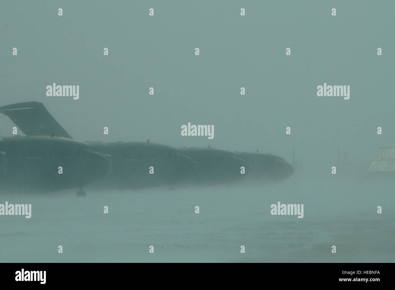 Altus Air Force Base C-17 Globemaster III's sit on the flight line to ...
