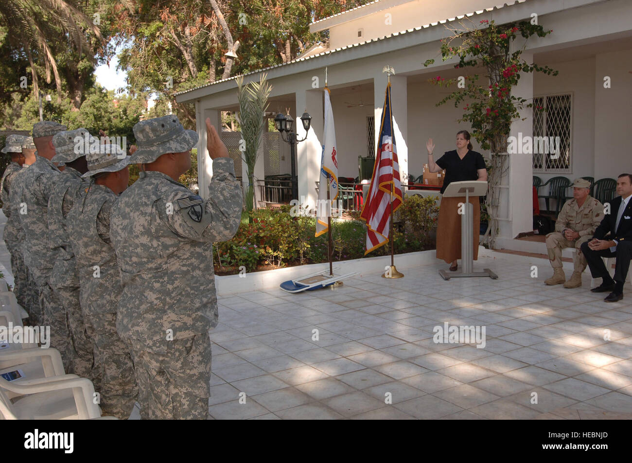 Linda Doughert leads seven Soldiers deployed to the Horn of Africa in ...