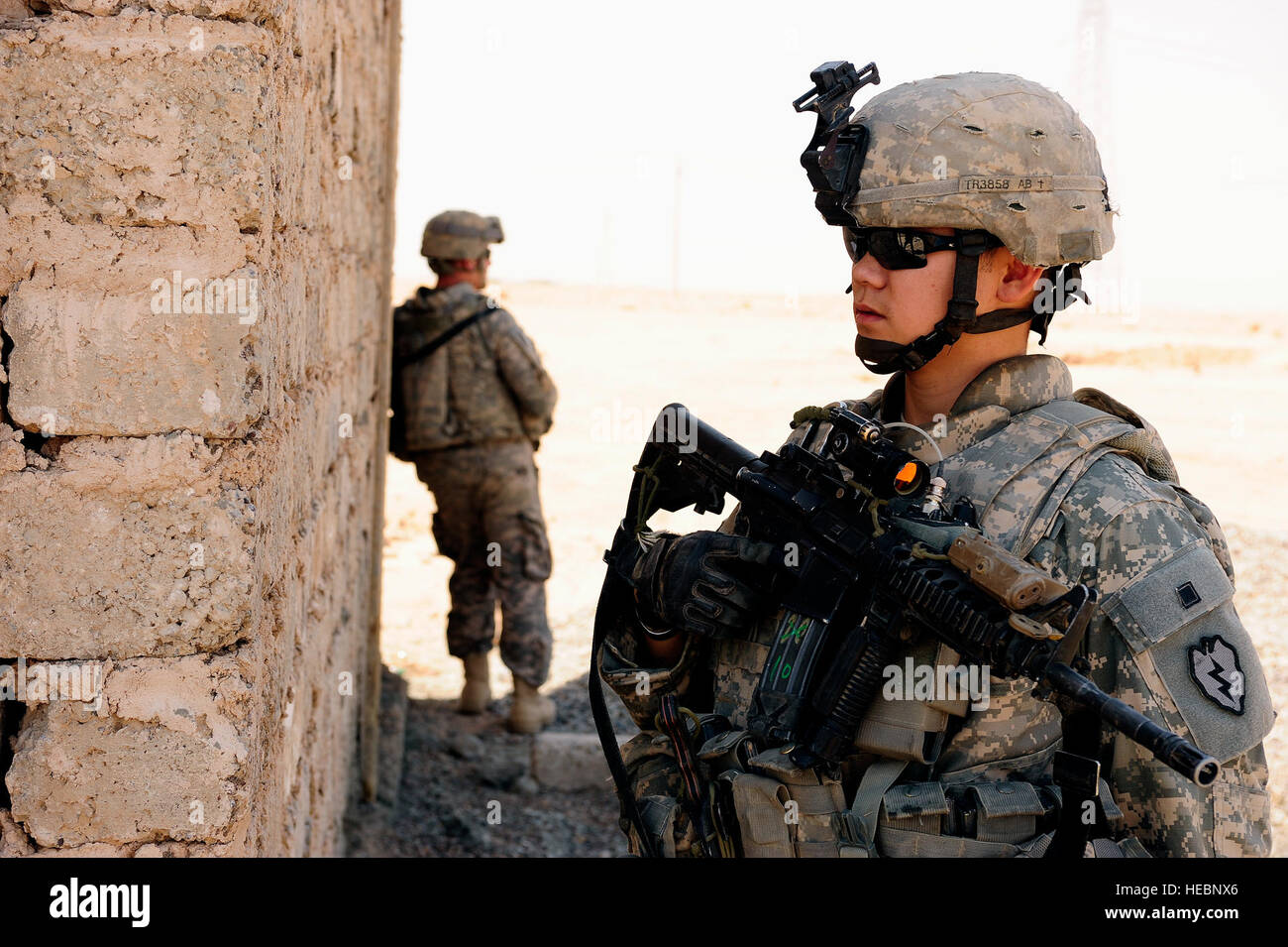 U.S. Army Sgt. Quang Tran from Security Detachment, 25th Special Troops ...