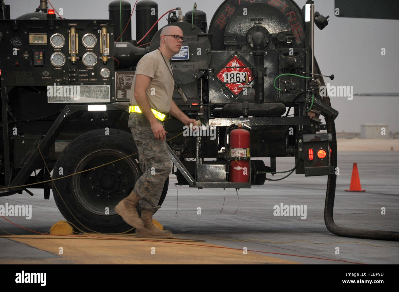 Senior Airman, deployed with the 380th Expeditionary Logistics ...