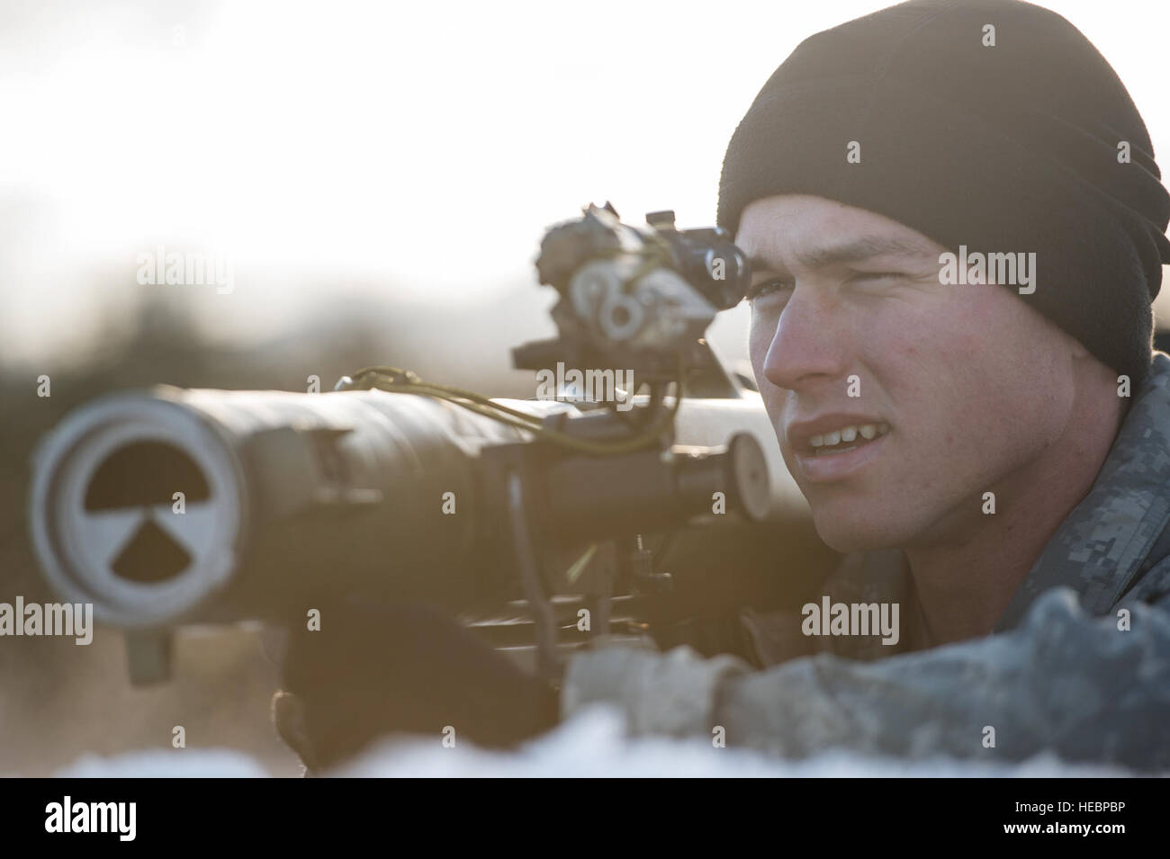 U.S. Army paratroopers in Alaska calibrate Carl Gustaf recoilless ...
