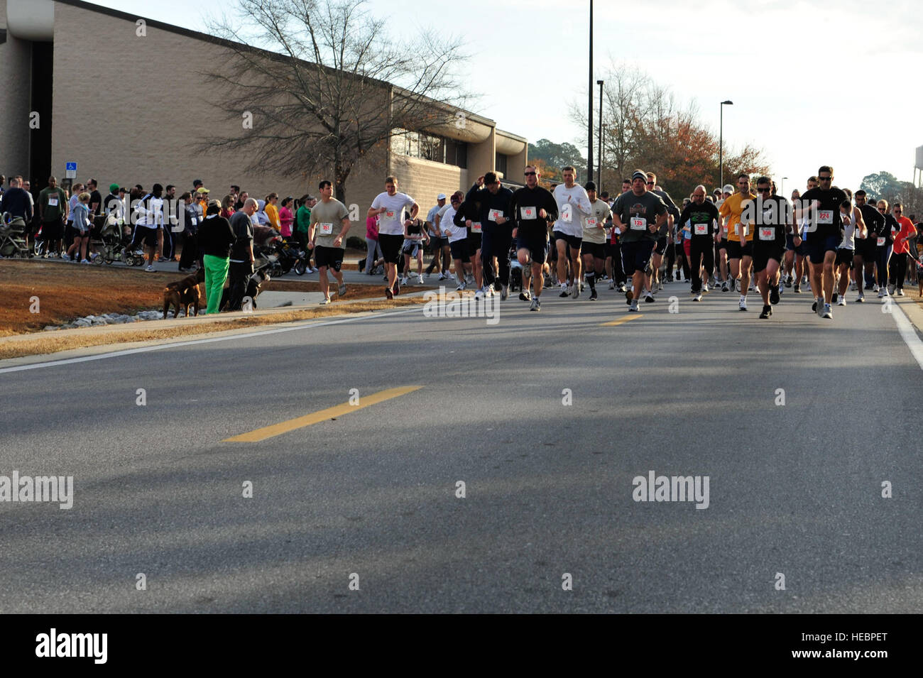 Over 200 U.S. Air Force personnel and families participate in the ...