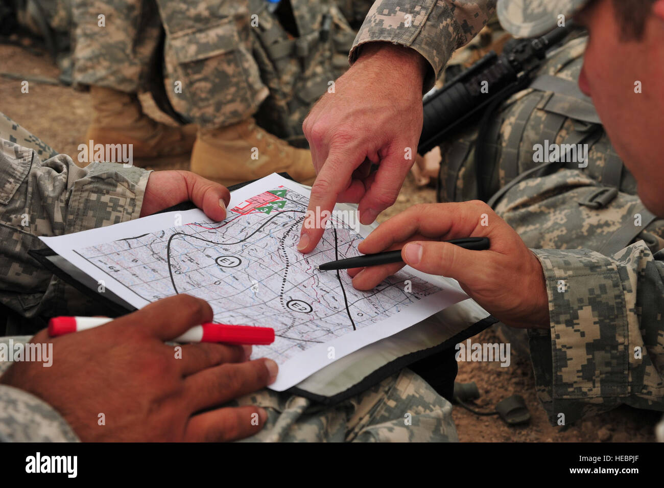 U.S. Army soldiers from 3rd Squadron, 124th Cavalry Division, Task ...