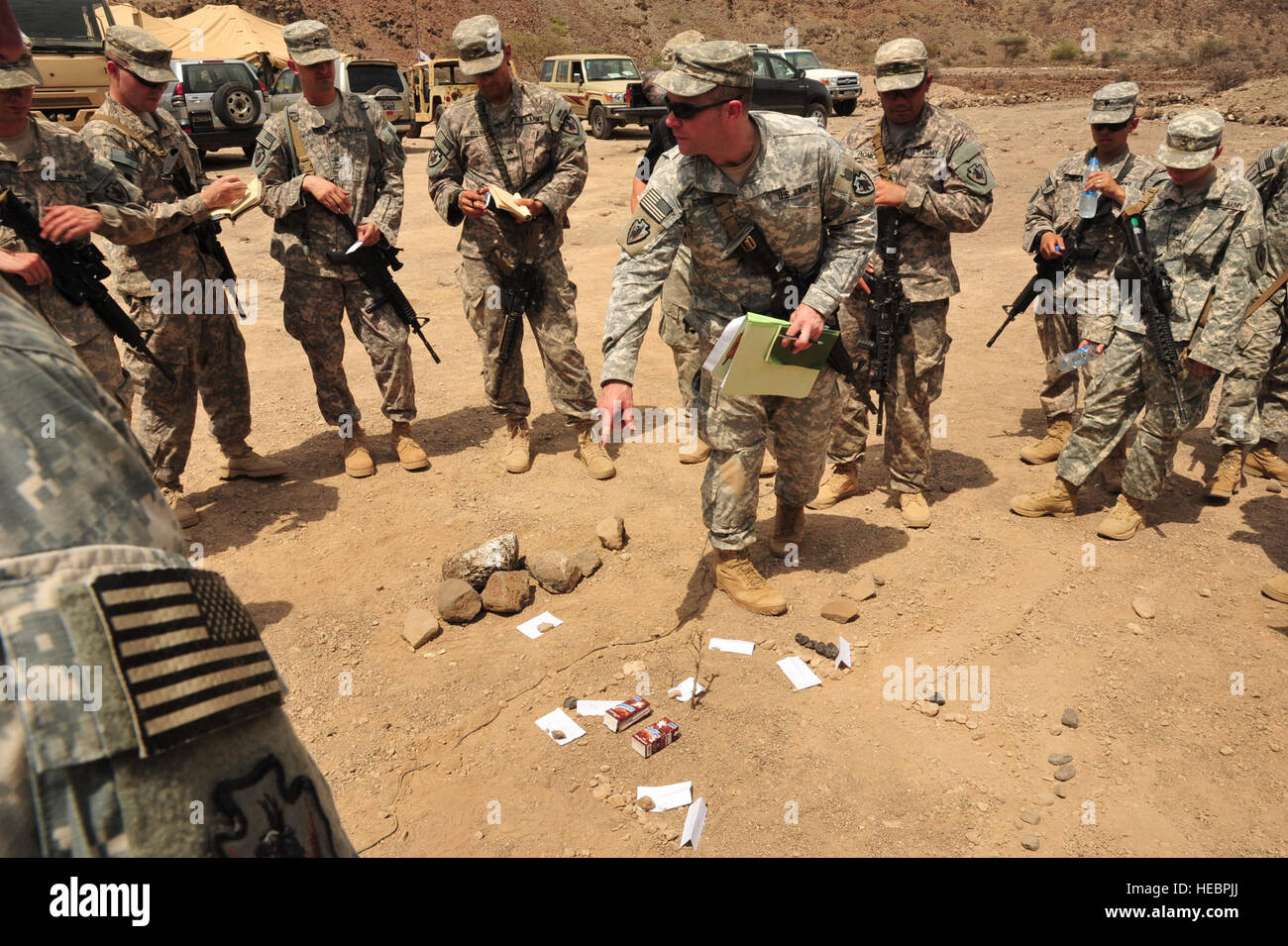 U.S. Army 1st Lt. Brian Grisso from 3rd Squadron, 124th Cavalry ...
