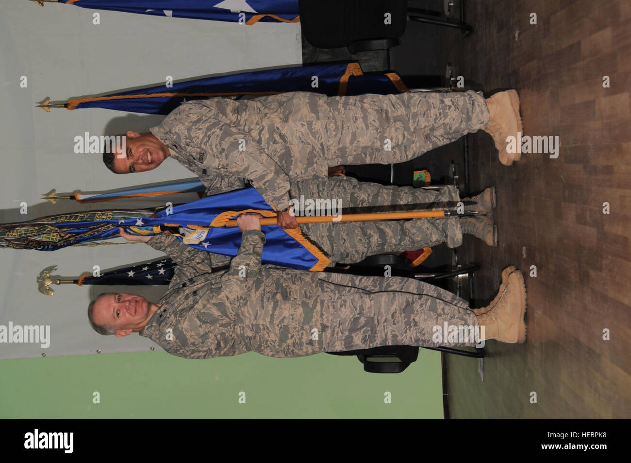 U.S. Major General Ronald Ladnier, commander of 17th Air Force and U.S ...