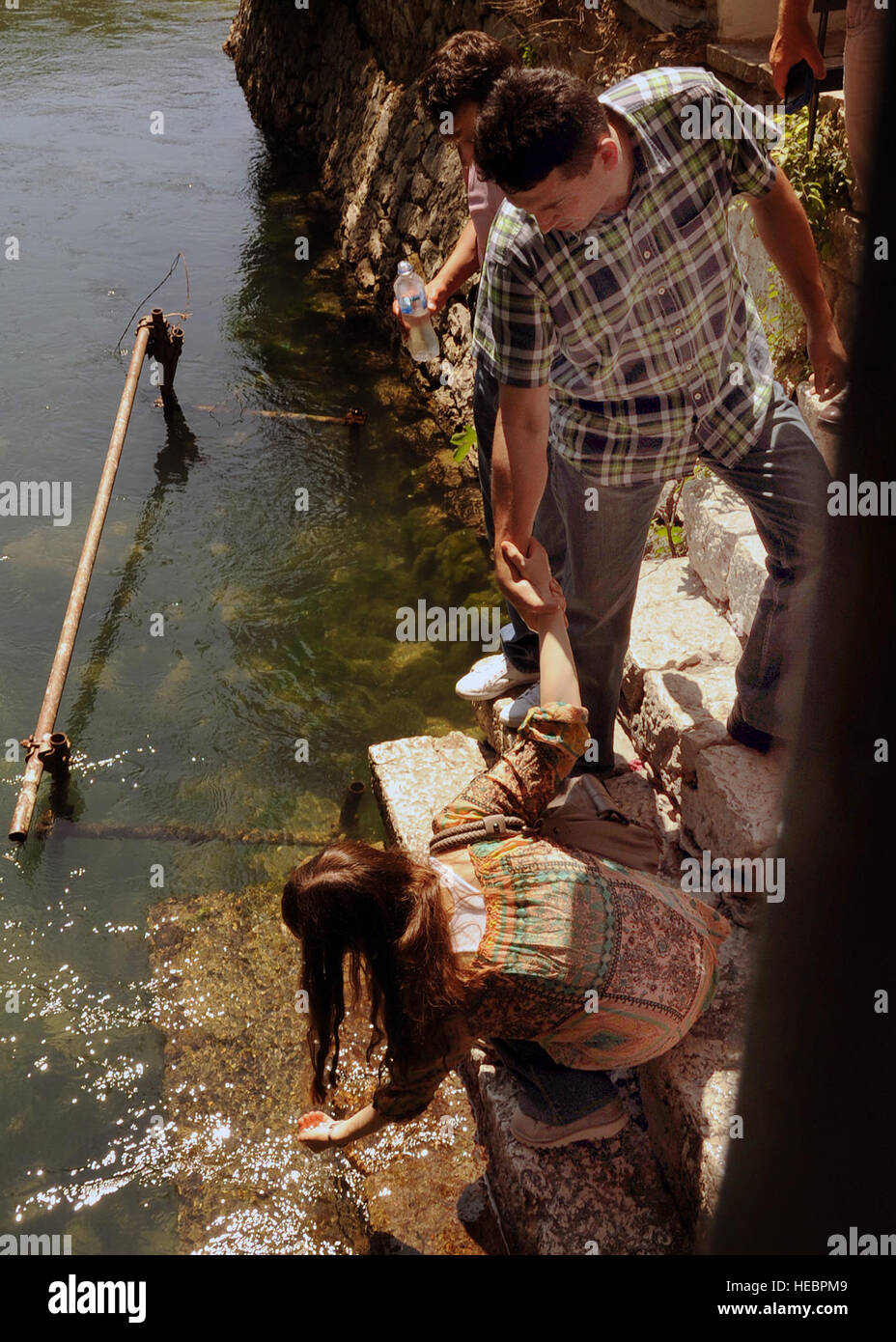 Woman emerge from water hi-res stock photography and images - Alamy