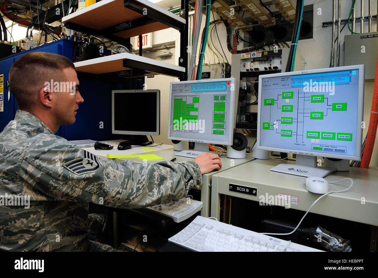Staff Sgt. Nathan Coley, 20th Communications Squadron ground radar ...