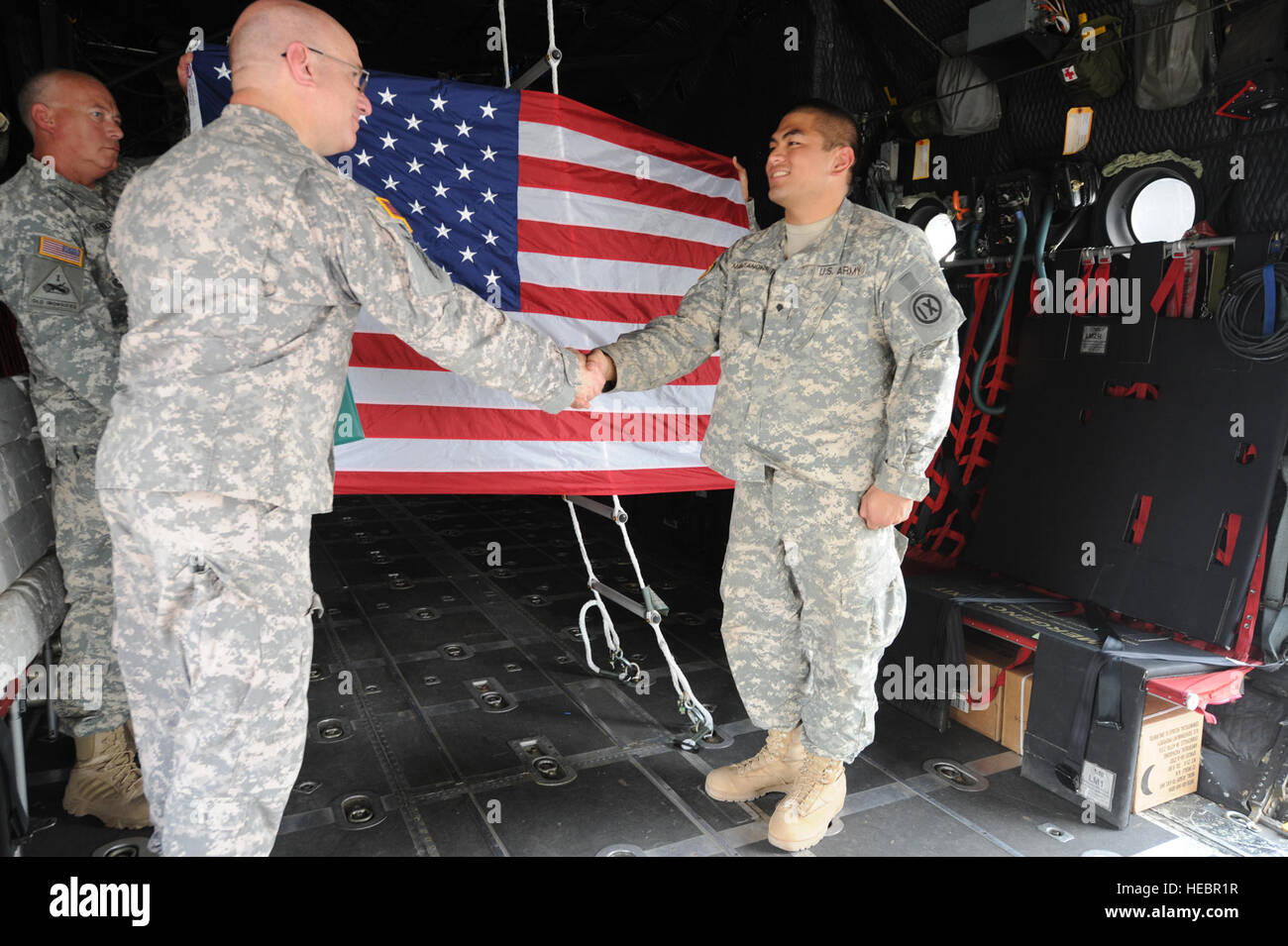 U.S. Army Spc. James Montanona, 368th Military Police Company, is ...