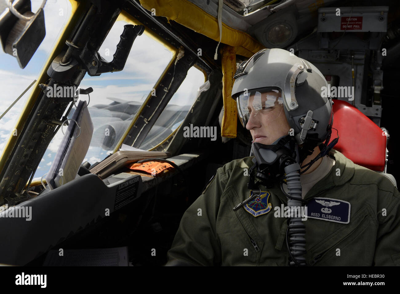 1st Lt. Reed Elsbernd, 20th Bomb Squadron B-52H Stratofortress pilot ...