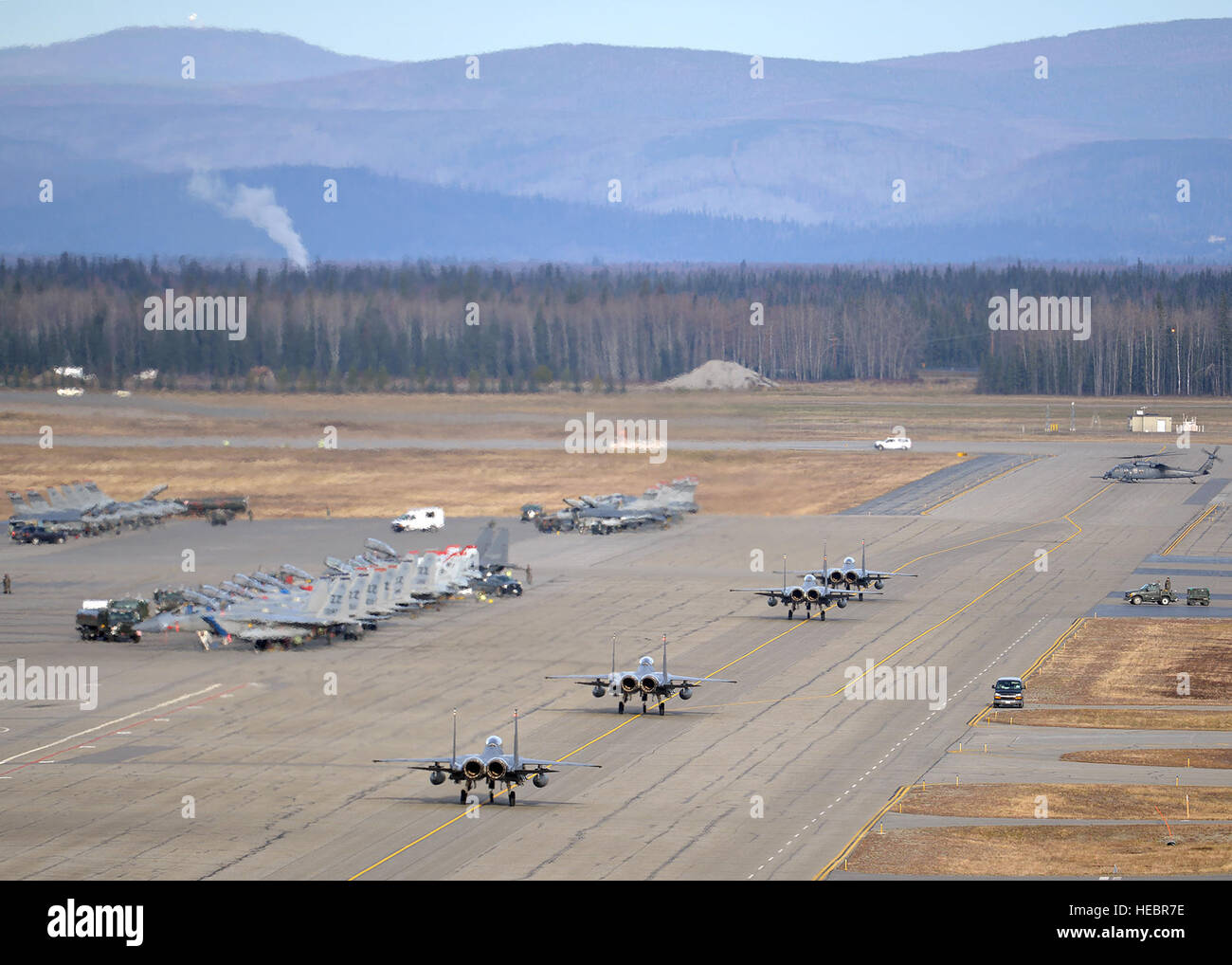 Republic of Korea Air Force (ROKAF) F-15K Slam Eagle multi-role fighter ...
