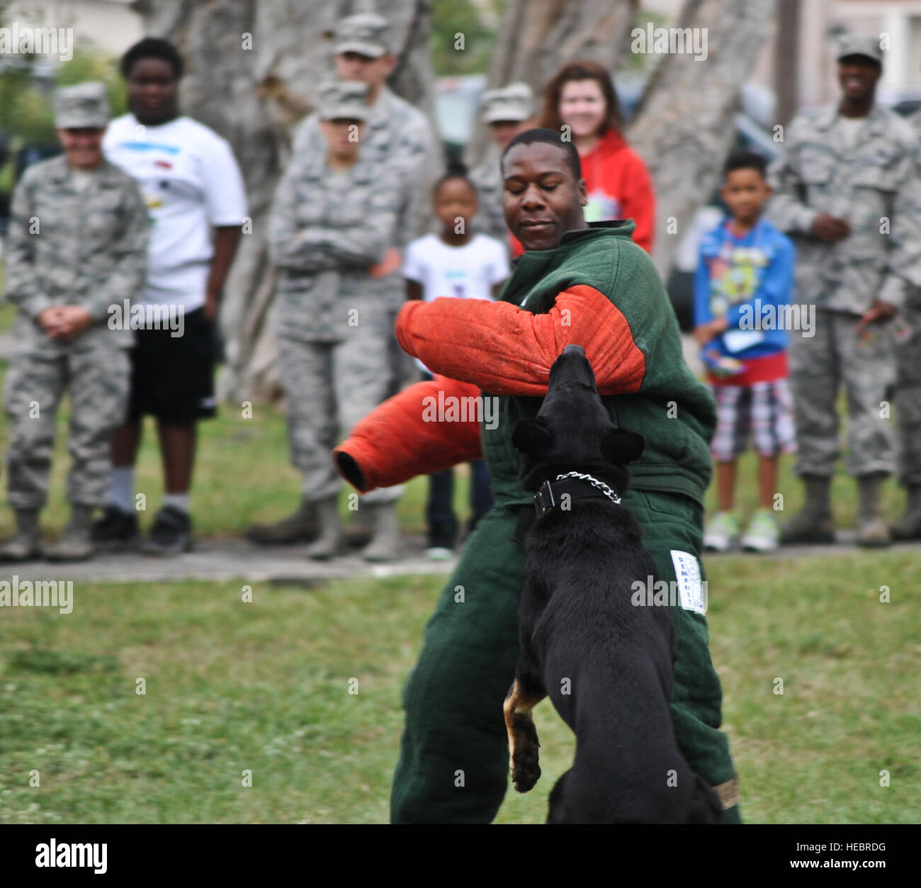 Staff Sgt. Marcus Dawson, 6th Security Forces Squadron militay working ...