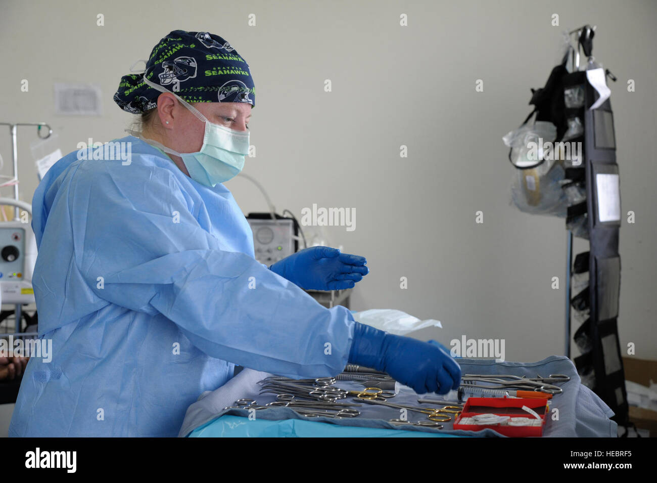 Capt. Amanda Roby, Mobile Forward Surgical Team operating room nurse ...