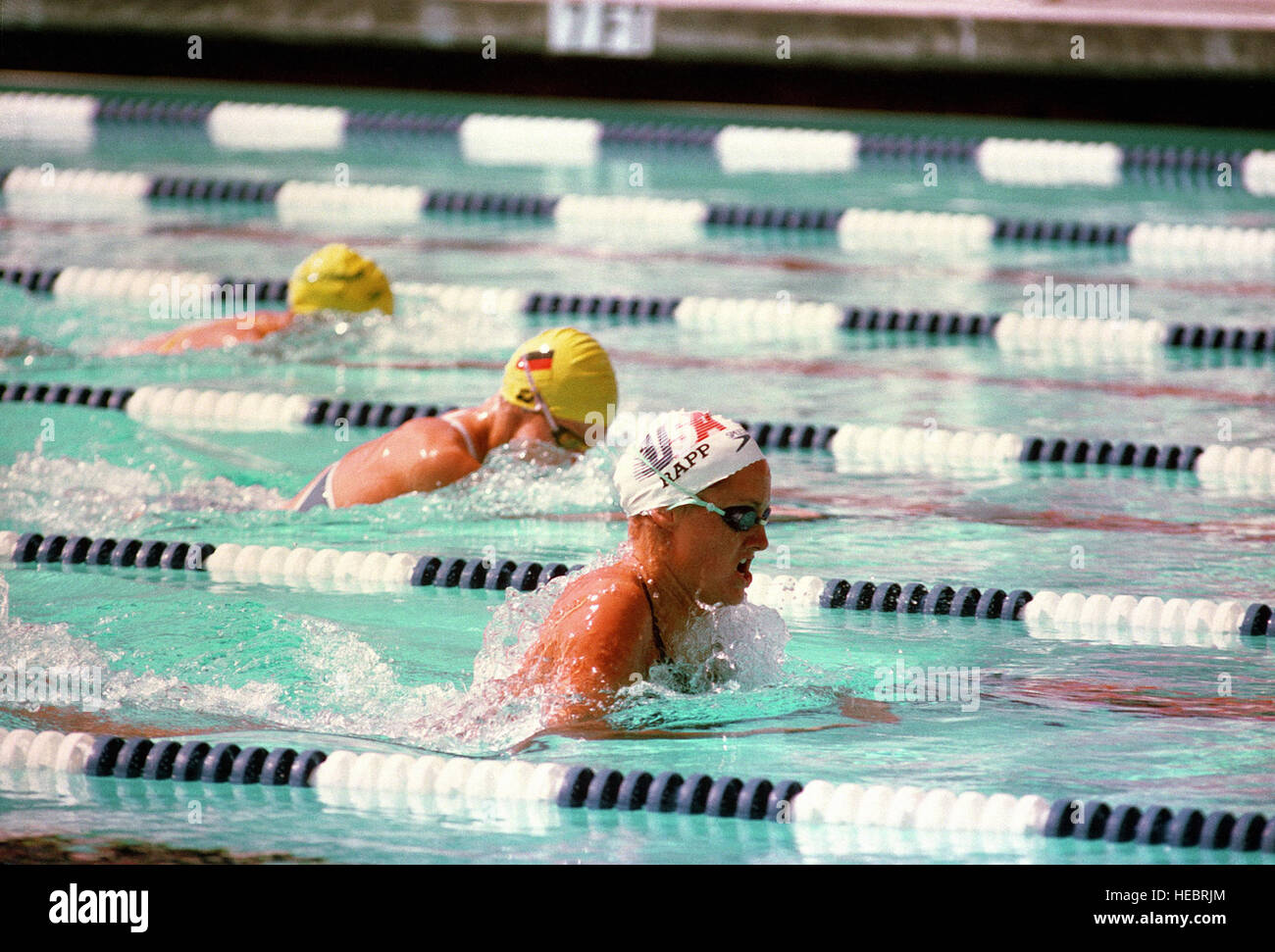 Susan Rapp, the daughter of Army Colonel Edward G. Rapp, competes in a ...