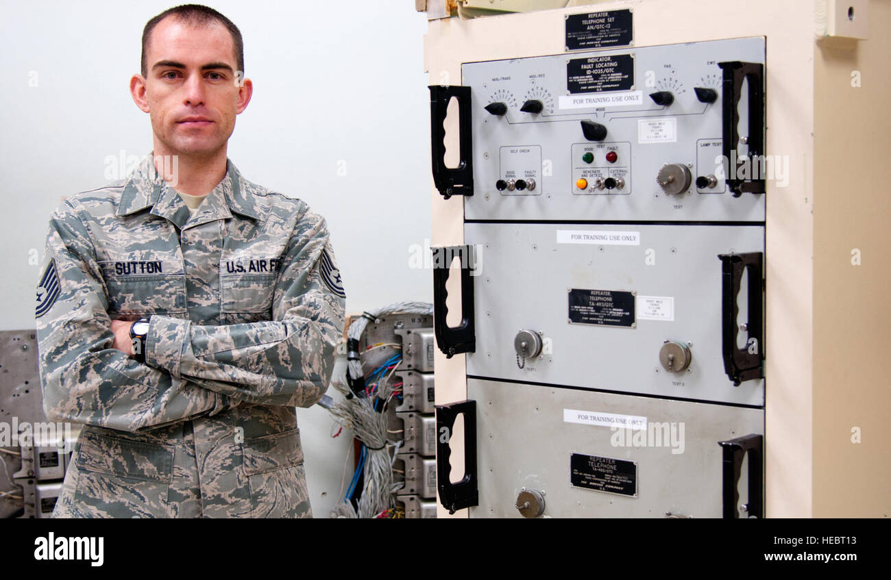 Tech. Sgt. Dan Sutton, 20th Air Force ICBM communications manager ...