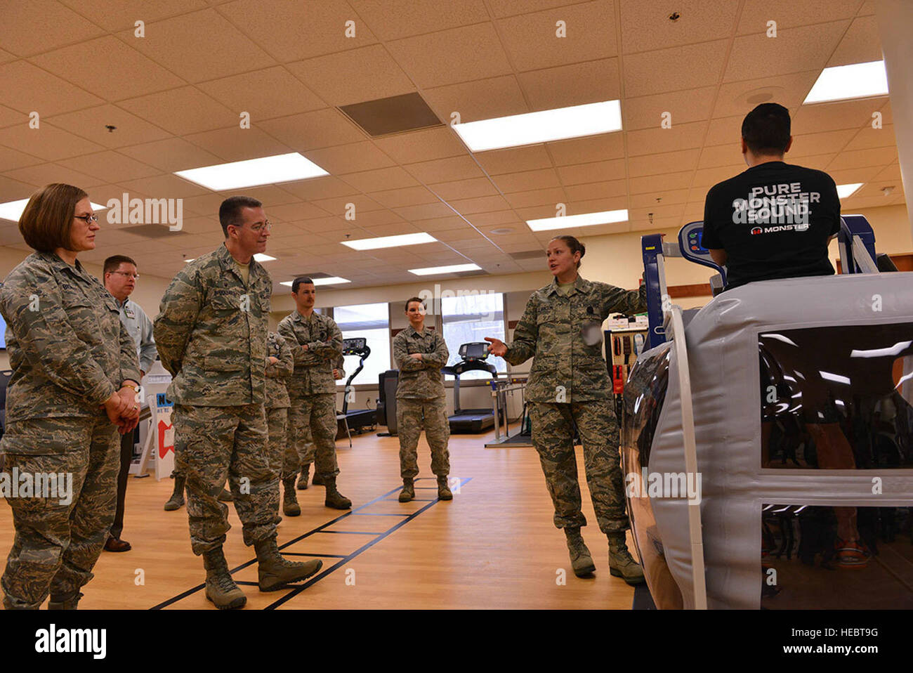 Senior Airman Jennifer Clarkson, a physical medicine technician with ...