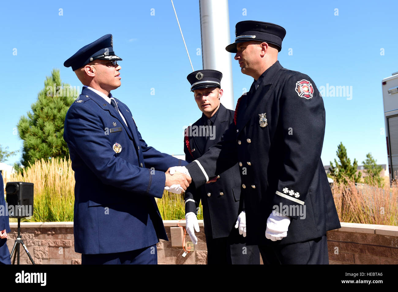 Col. David Miller Jr., 460th Space Wing commander, thanks Buckley Air ...