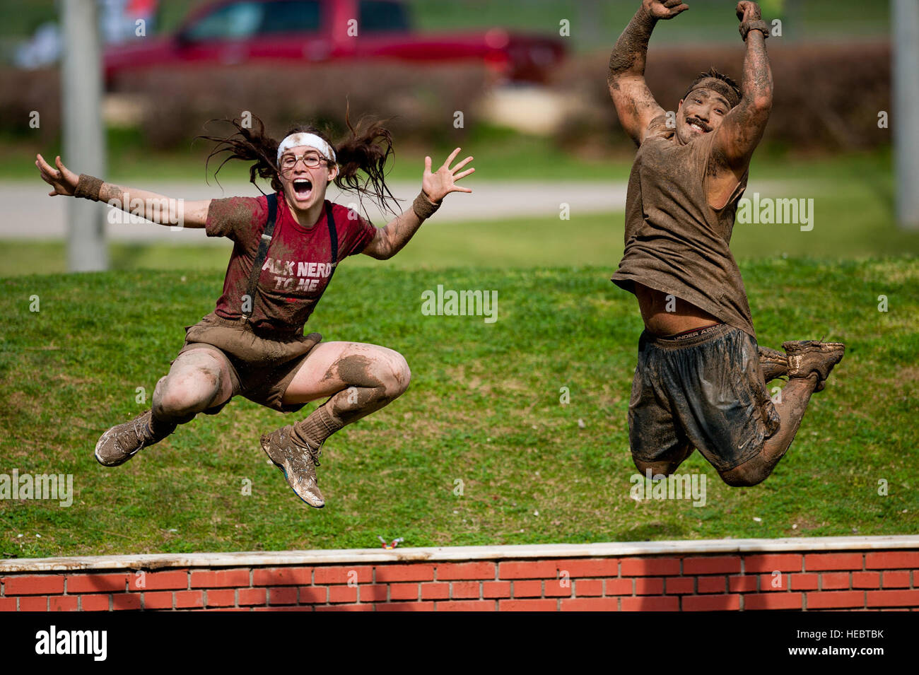 Amanda Pelkowski, 39th Force Support Squadron, left, and Robert Yokoi ...