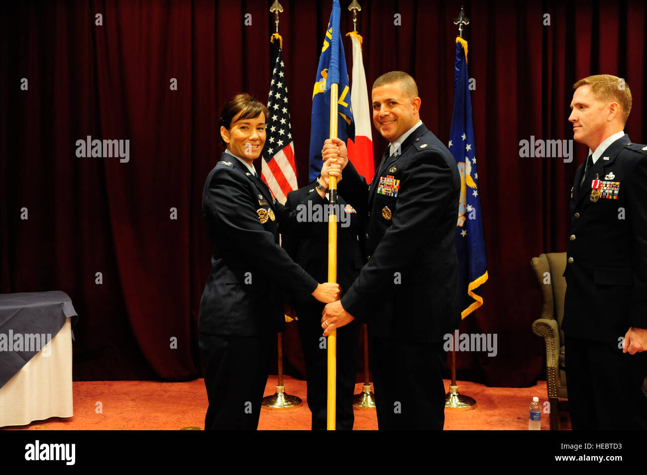 U.S. Air Force Col. Debra A. Lovette, 18th Mission Support Group ...