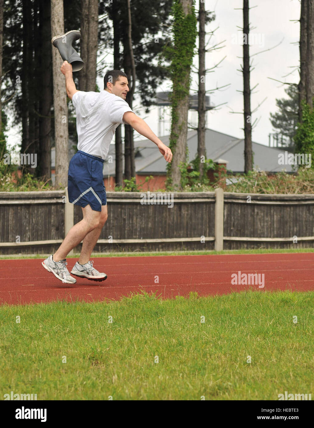 Welly tossing hi-res stock photography and images - Alamy