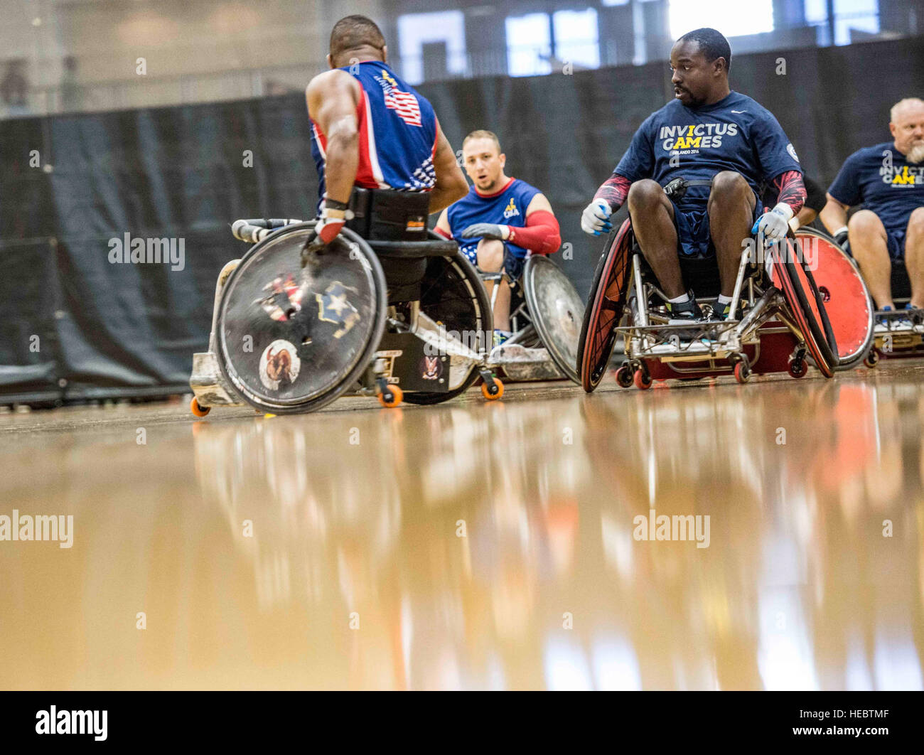 Wheel chair rugby team hi-res stock photography and images - Alamy